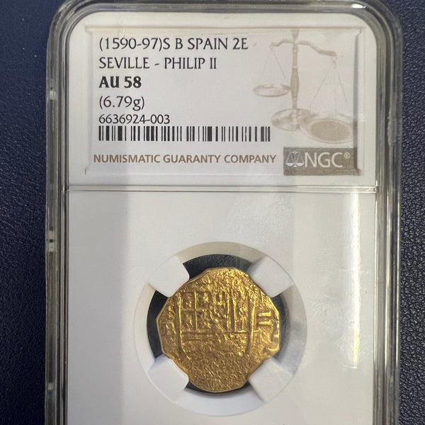 Private Collection Spanish gold Escudo - 2 Escudos - Seville Mint - Ci ...