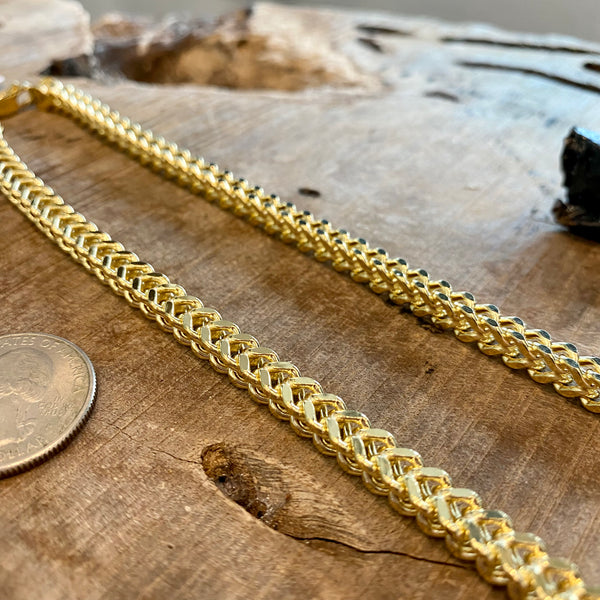 Gold Franco Chain - 14K - 22" - Shipwreck Treasures of the Keys